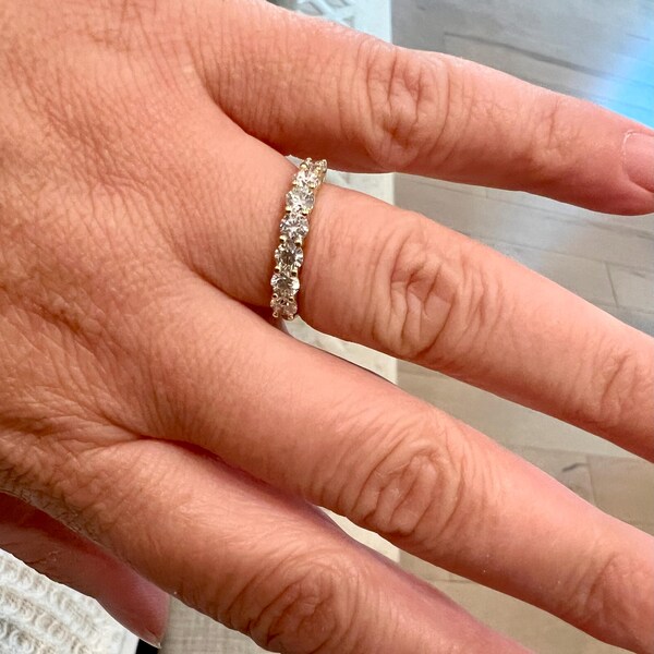 14k Yellow Gold Proposal Ring, 2 Carat IGI Certified E/VS1 Lab Grown ...