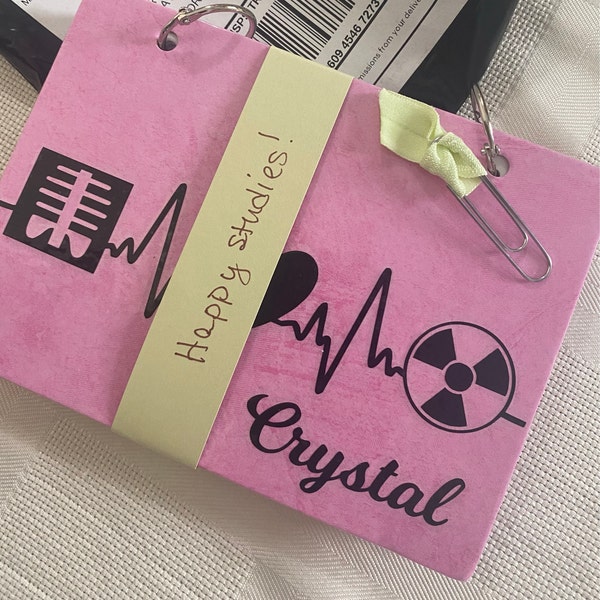 Radiology Student Index Card Binder, Medical Nursing Notes, Clinical ...