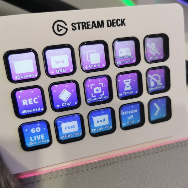 Cute STARS AND CLOUDS Stream Deck Icons | Streamer | Twitch | Discord ...