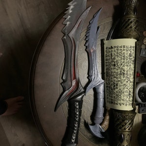 Steel Daedric Dagger Full-size Unique Collectible Daedra Demon Warrior ...