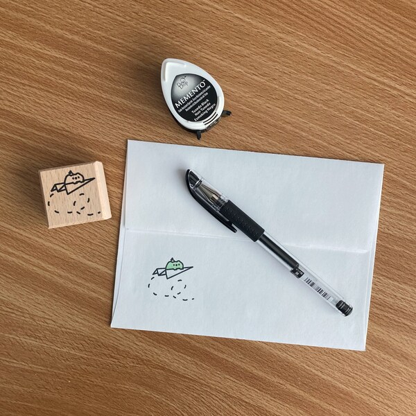 Cute Frog Stamp | Cute Froggy Stamp | Cute Happy Mail Stamp - Etsy