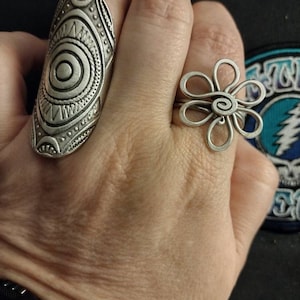 Boho Hippie Rings. Unisex Adjustable Rings. Statement Ring. Creative ...