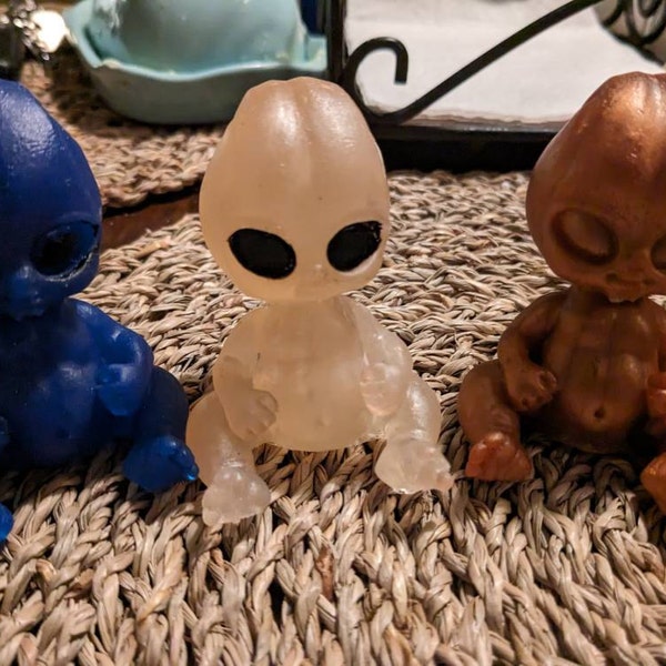Alien Baby Mold Cute Alien Mold Mold for Plastic Mold for Epoxy Resin ...