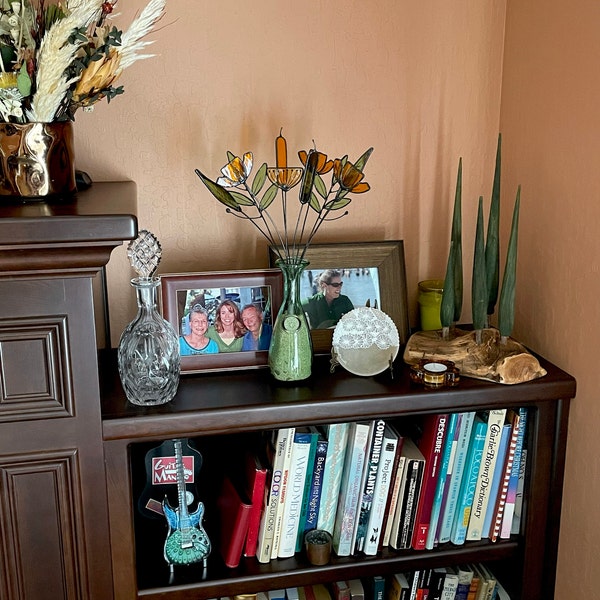 Stained Glass Wild Flowers, Everlasting Bouquet, Wildflower Arrangement ...