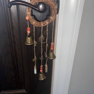 Hanging Door Knob Protection Bells, Hanging Bells for Door, Witchy ...