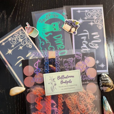 Money Placeholder Clear Laminated Placeholder A6 Size Cat Butt Themed ...