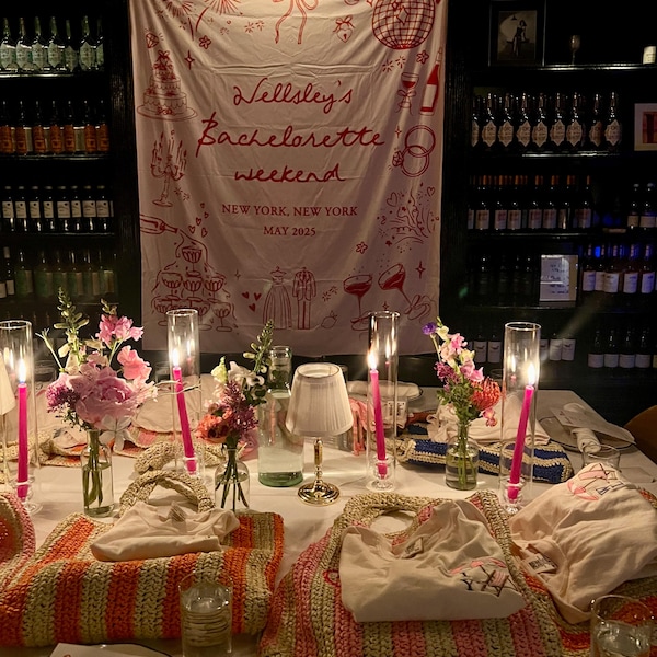 Personalized Bachelorette Party Decor, Bachelorette Beach Party Weekend ...