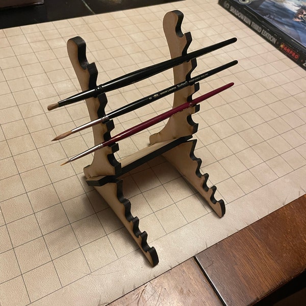 Dragon Tail - Horizontal Brush/ Tool Rack - Etsy