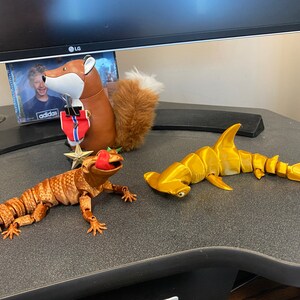 Rattlesnake Articulated 3D Printed Flexi Fidget Rattle Snake Sensory ...