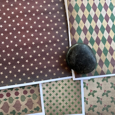 Vintage Christmas Digital Paper 16 Pack Premium Digital Paper Christmas ...