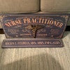 Nurse Practitioner Wood Sign With Optional Personalization - Etsy