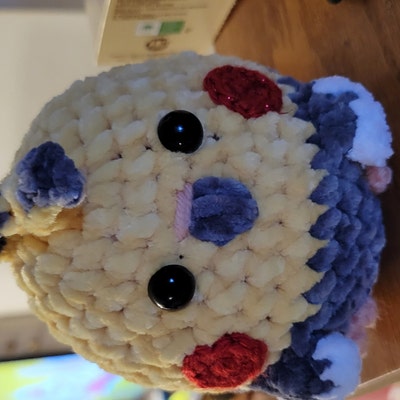 Crochet Cockatiel Amigurumi Chunky Plush Handmade Cute Bird Stuffed ...
