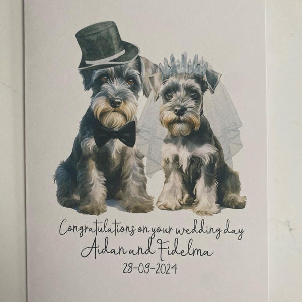 Save the Date Cow Wedding Card Personalised Highland Bride & Groom - Etsy