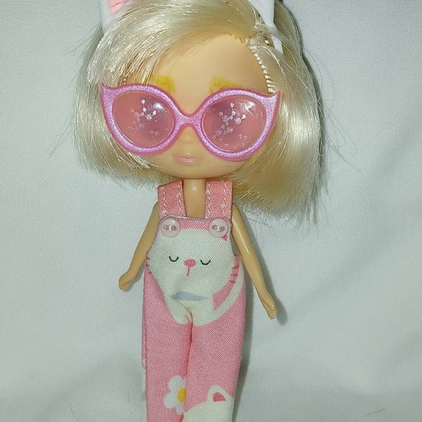 Labubu Macaron Outfit : navy Blue Set jumpsuit and Hat - Etsy