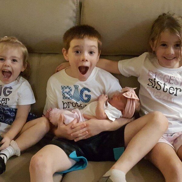 Matching Sibling Shirts - Set of FOUR Siblings Shirts - You Choose the ...