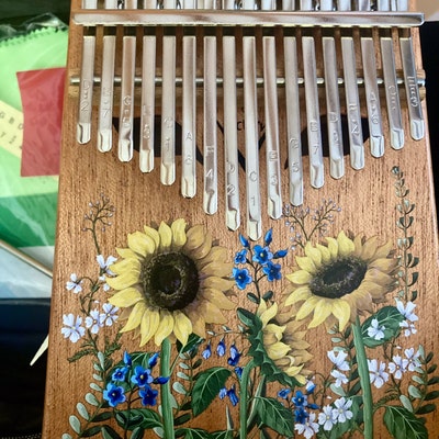 Dark Barrel Series 17key Kalimba Wolf Engraving - Etsy