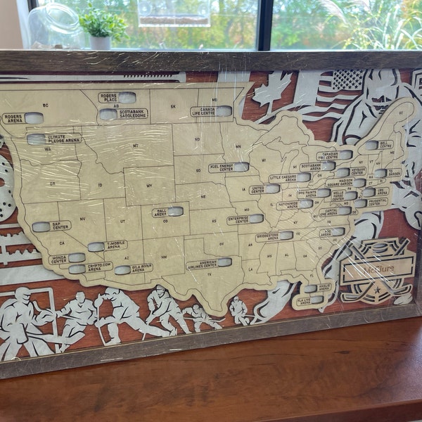 National Park Map, National Park Sign, Wooden, Gift, US National Parks ...