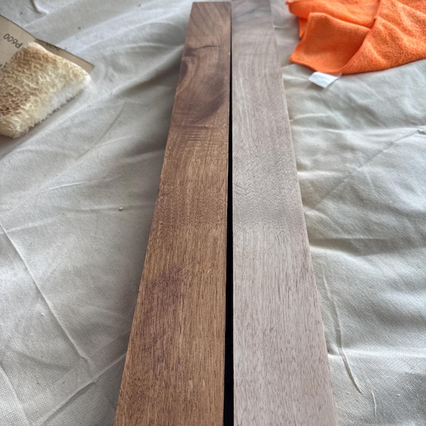 Walnut Table Legs Square Handcrafted , 3" Square Tapered – Furniture ...