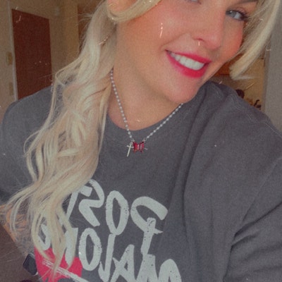 POST MALONE Inspired Sword Y-chain Necklace // circles - Etsy