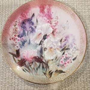 Regency by CMIELOW Made in Poland Blue Flower Pattern Dinner - Etsy