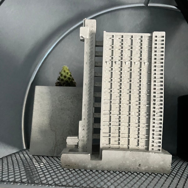 Les Choux De Creteil Miniature Concrete Architecture Model: Mini 050 - Etsy