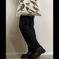 Raven Corvid Bird Linocut Linoprint Print Printmaking Handmade Drawing ...