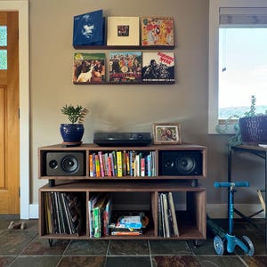The Stack Record Player Stand - Etsy