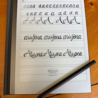 Lettering Guide Lettering Practice Sheets Lettering - Etsy