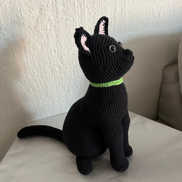Sitting Cat Crochet Pattern - Etsy