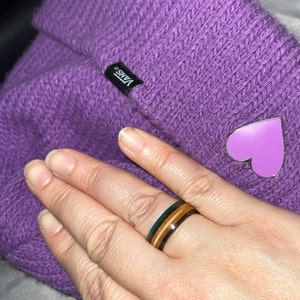 Wooden Ring Skateboard Ring Recycled Skateboard Gift | Etsy