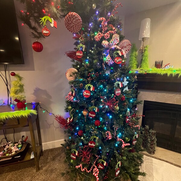 18" X 6" Believe Box Frame, Grinch Sign, Glitter Grinch, Grinch Decor ...