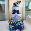 Baby Diaper Cake Surfing Surfer Shower Centerpiece Gift Baby on Board ...