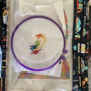 Q-snap and Scroll Frame Project Bag Cross Stitch Project Bag Q-snap ...