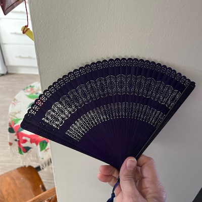 Elegant Green Folding Fan, Classic Hand Fan, Christmas Gift, Best ...