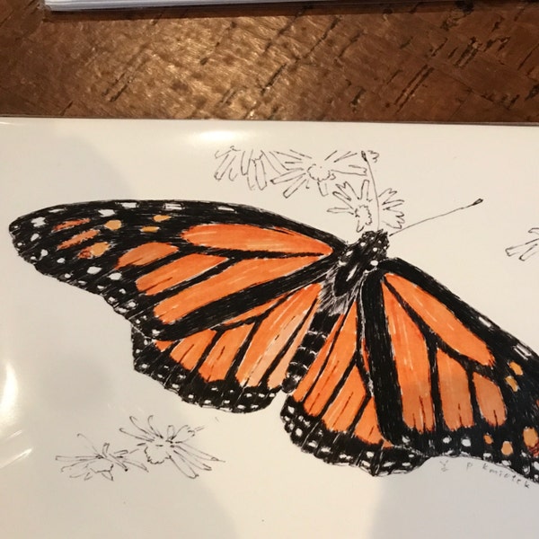 Monarch Butterfly Note Cards - Etsy