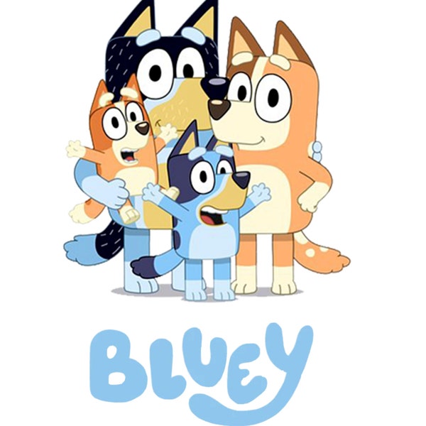 Bluey Font Custom Birthday Banner/ Flash Card/ Kids Room/ Classroom ...