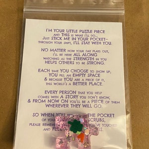 Little Puzzle Piece Thank You Essential for First Responder, Healthcare ...