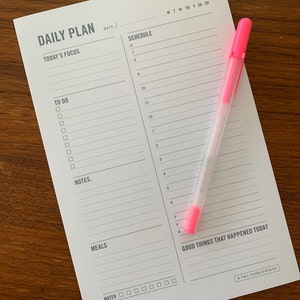 Meeting Notes Notepad With Agenda Attendees Notes and | Etsy