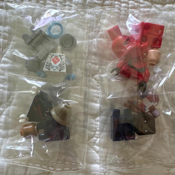 Lego® 2 Minifigures With Accessories Random Assortment Pack, Gift ...