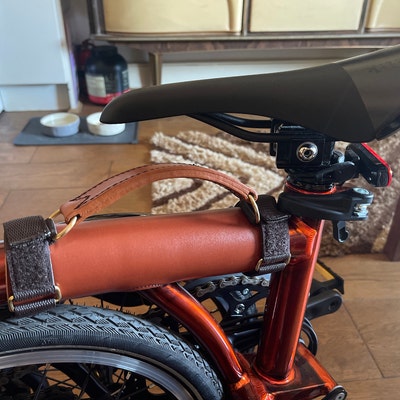 Leather Luggage Block Pull Strap for Brompton Bicycles - Etsy