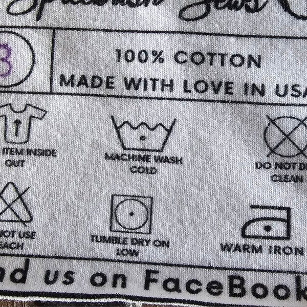 Editable Clothing Tag Bundle, T-shirt Neck Label Tag, DIY Garment Care ...