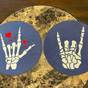 Pinky Promise Skeleton Hands Sign - Etsy