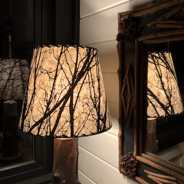 Tree Silhouette Handmade Lamp Shade - Etsy