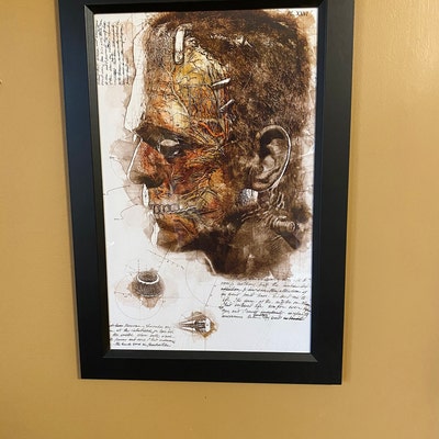 How to Make a Monster: Frankenstein Anatomy Poster 11x17 Art Print - Etsy