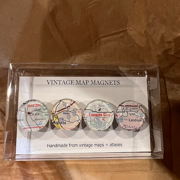 Custom Vintage Map Key Chain, Choose Your Location, Guy Gift, Keychain ...