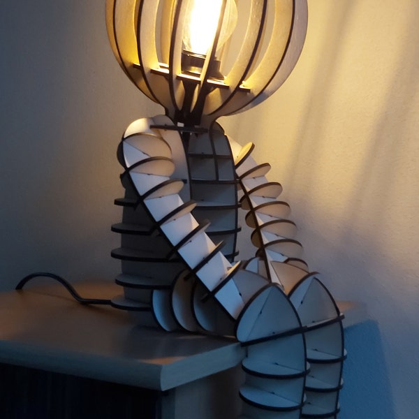 Human Figure Table Lamp Shade, DXF SVG Laser Cut Files, 4mm or 3mm ...