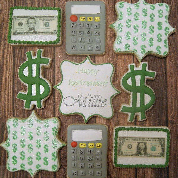 Dollar Signs Pattern Stencil, Dollar Cookie Stencil, Money Cookie ...