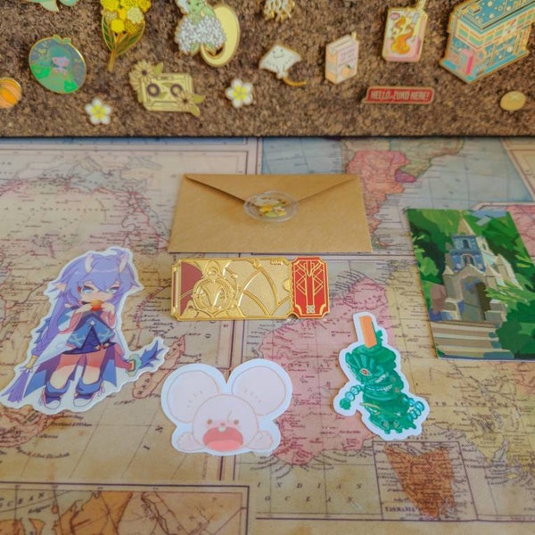 Warp Train Ticket Enamel Pin Set (honkai: Star Rail) | Astral Express ...