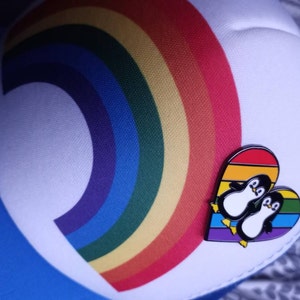 Progress Pride Bar Pin Subtle LGBT Accessory Minimalist Enamel | Etsy