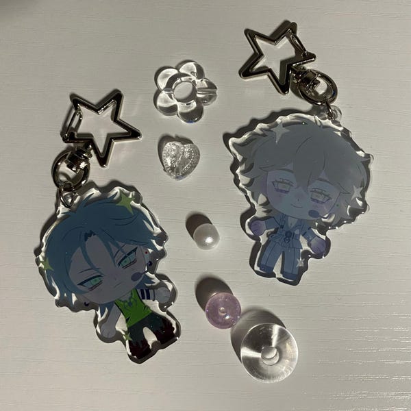 Bunny Alien Stage Acrylic Charms - Etsy